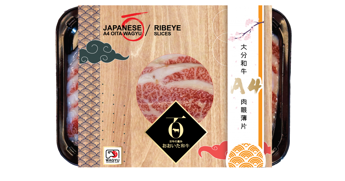 A4 Oita Wagyu Ribeye Sliced 150g